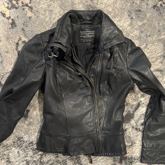 All Saints | Jackets & Coats | All Saints Leather Jacket | Poshmark